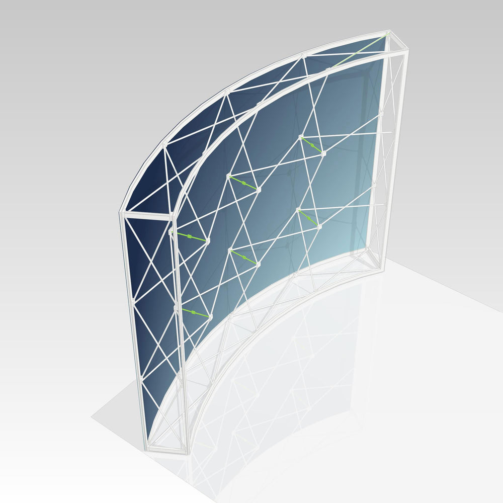 Xperience 10'x8' Curved Graphics: Unique Event Backdrops