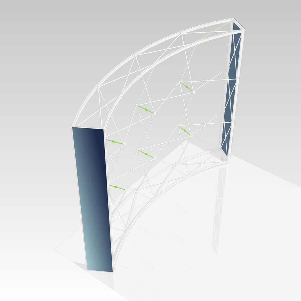Xperience 10'x8' Curved Graphics: Unique Event Backdrops