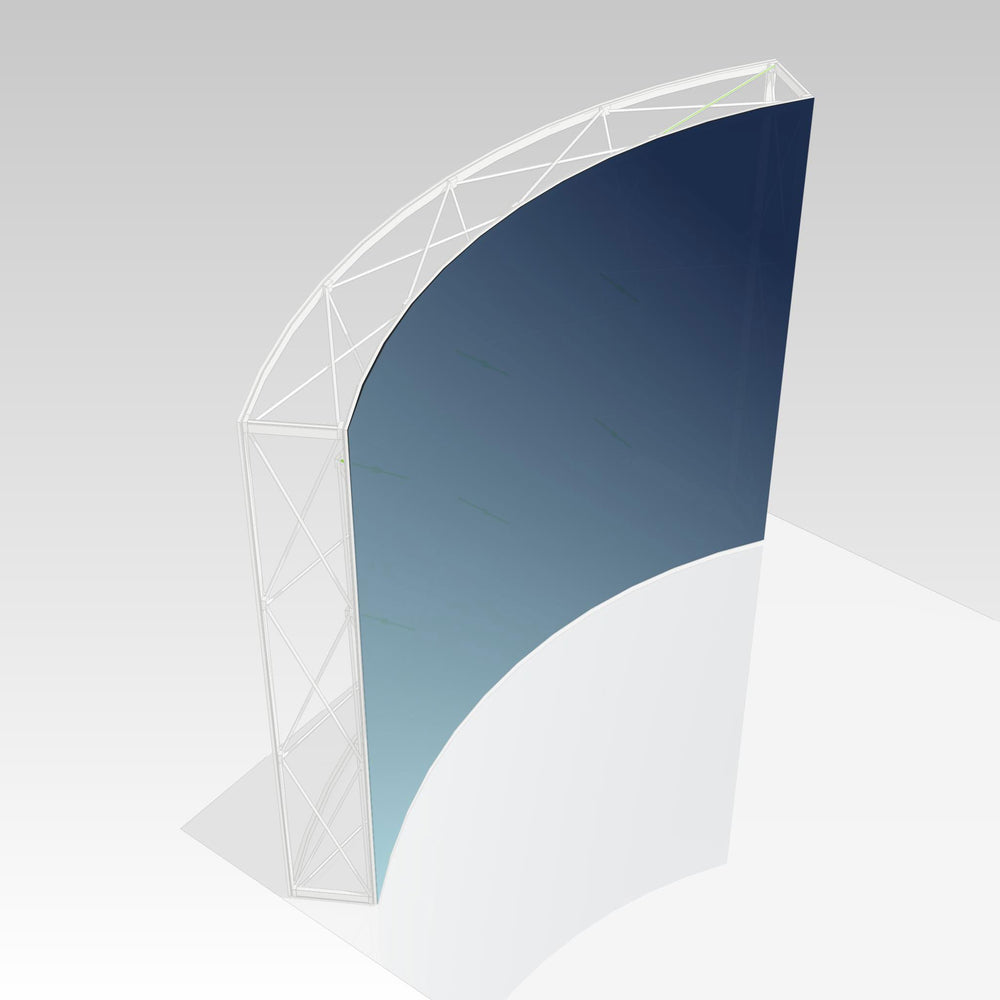 Xperience 10'x8' Curved Graphics: Unique Event Backdrops