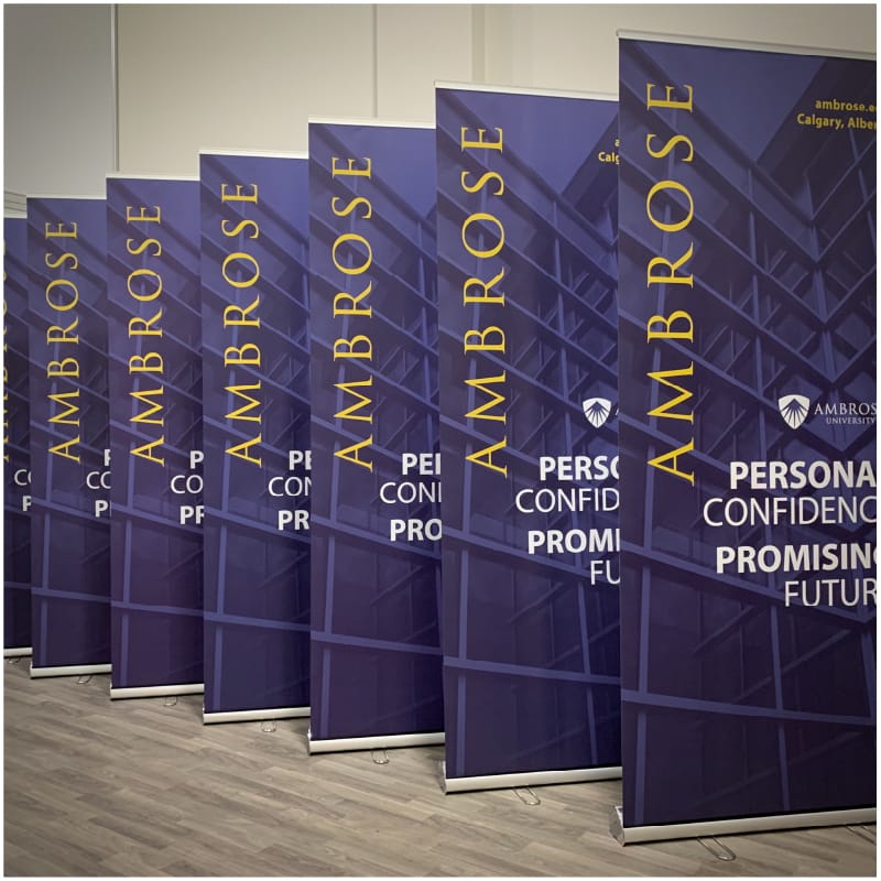 Set up quick with the classic Axis Retractable Banner Stand