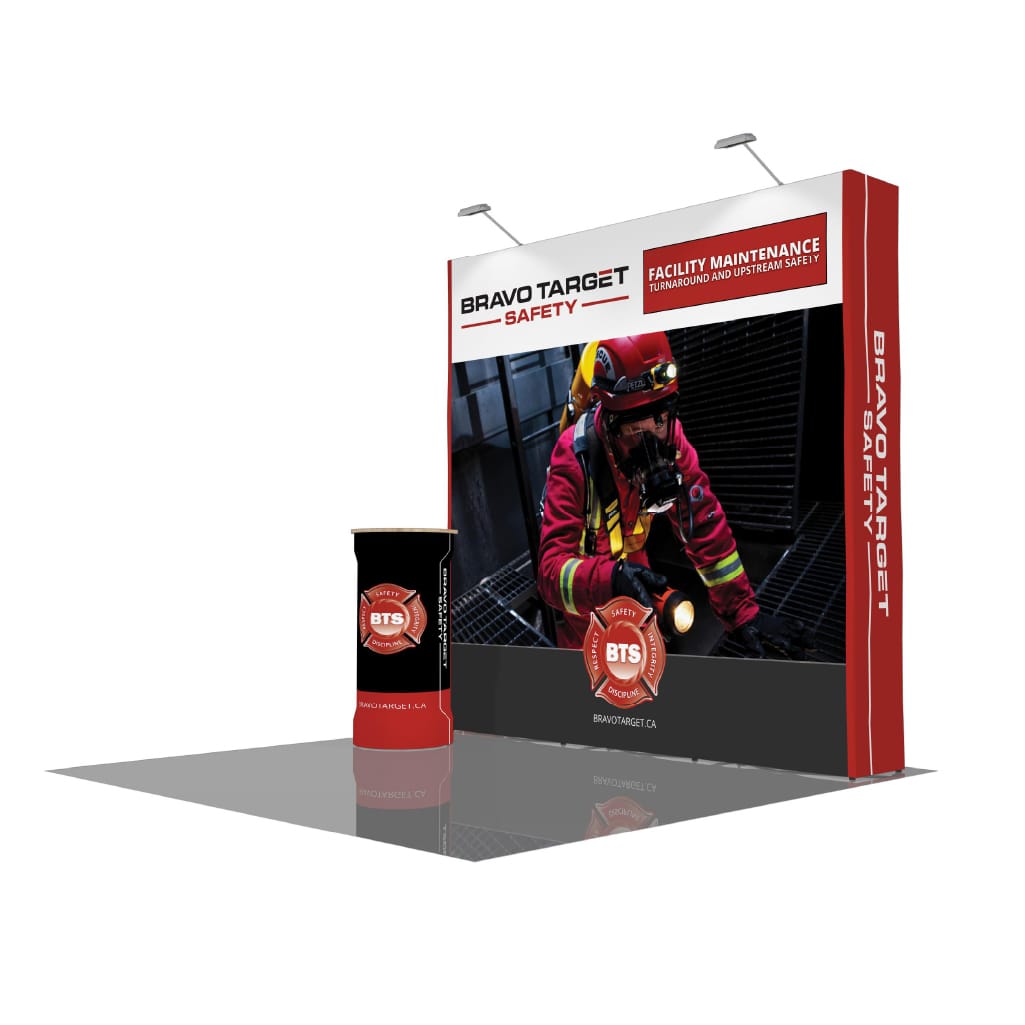 Pop-Up Booth Solution 8'x8'-01: Compact and Engaging Display