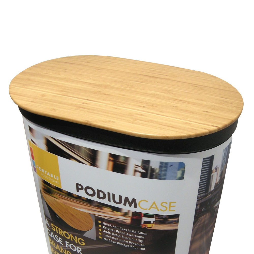 Magnum Oval Case Podium Countertop for Presentations