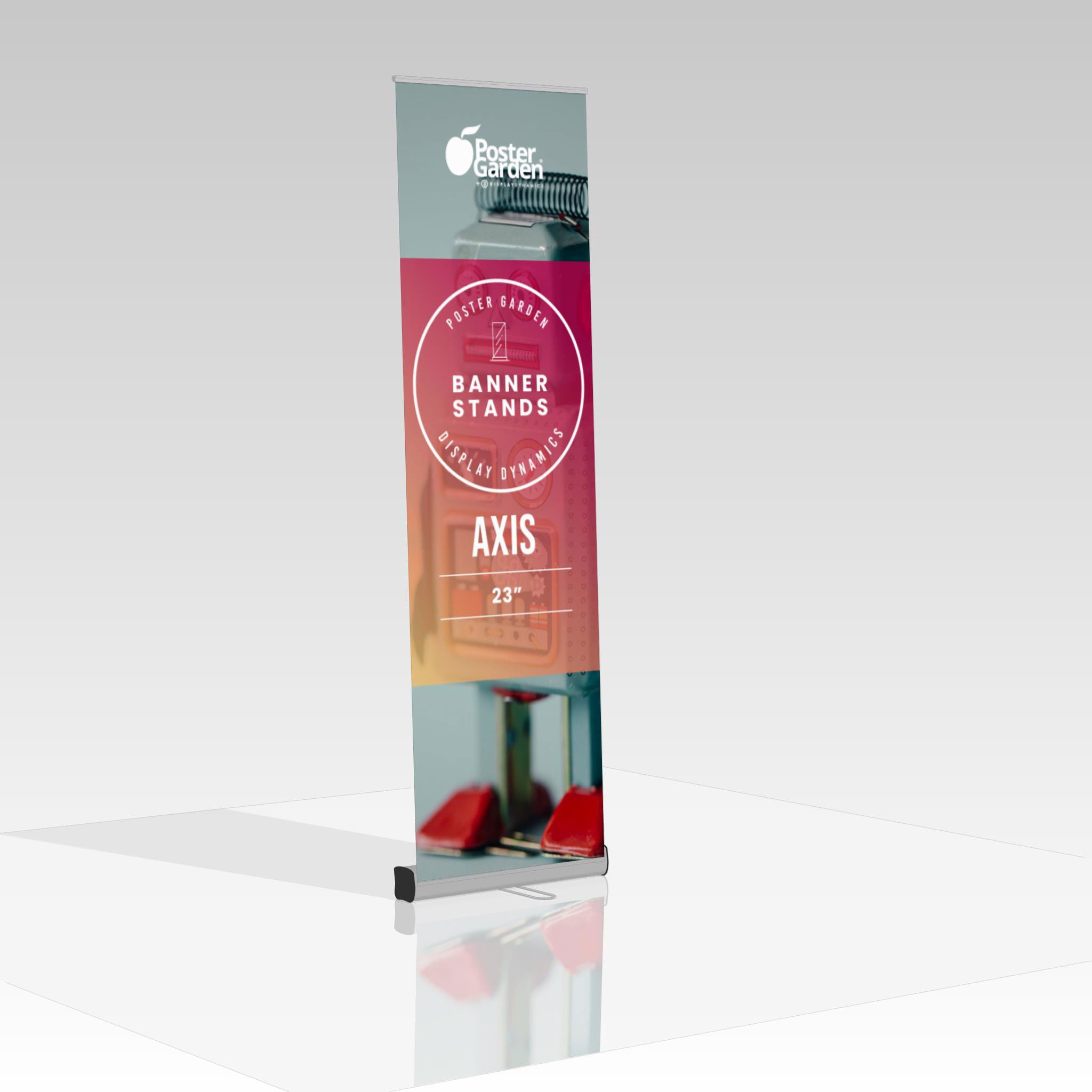 Axis Retractable Banner Stands, Built to Last | PosterGarden