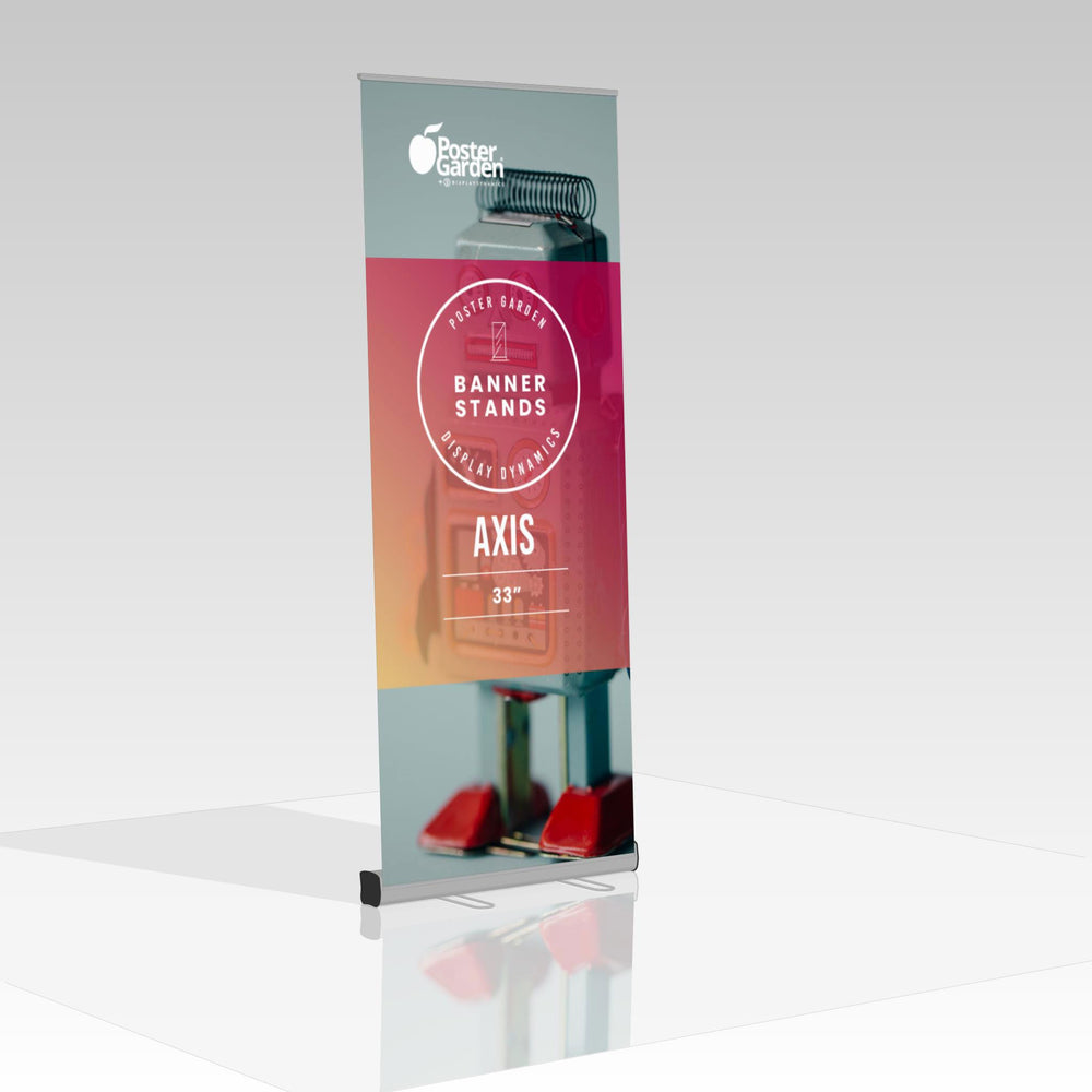 Axis Retractable Banner Stands, Built to Last | PosterGarden