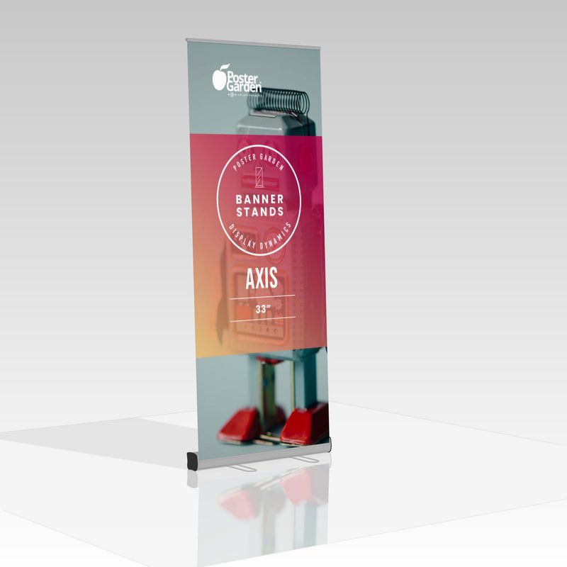 Axis Retractable Banner Stands, Built to Last | PosterGarden