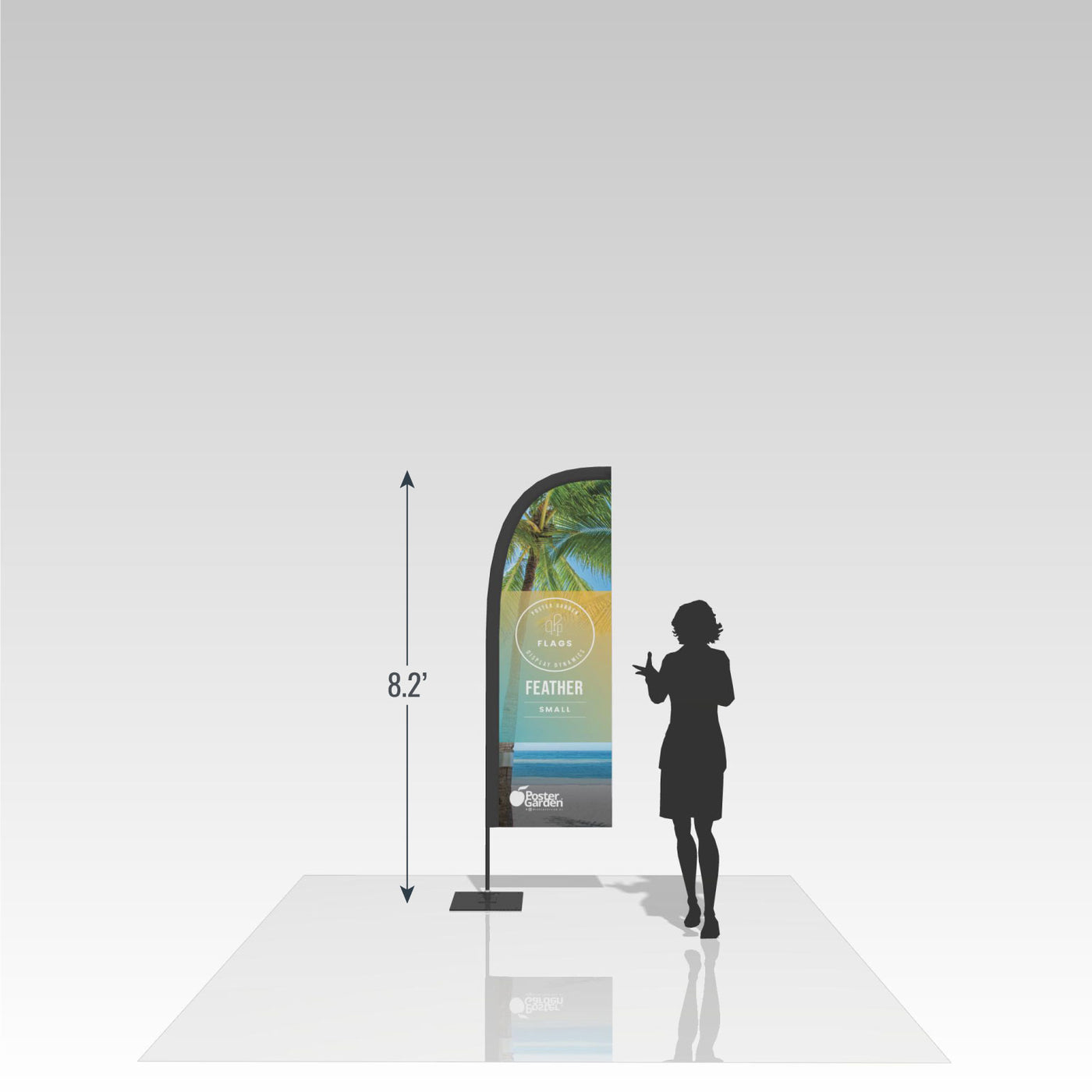 Flags- Feather to teardrop styles for outdoor brand solution