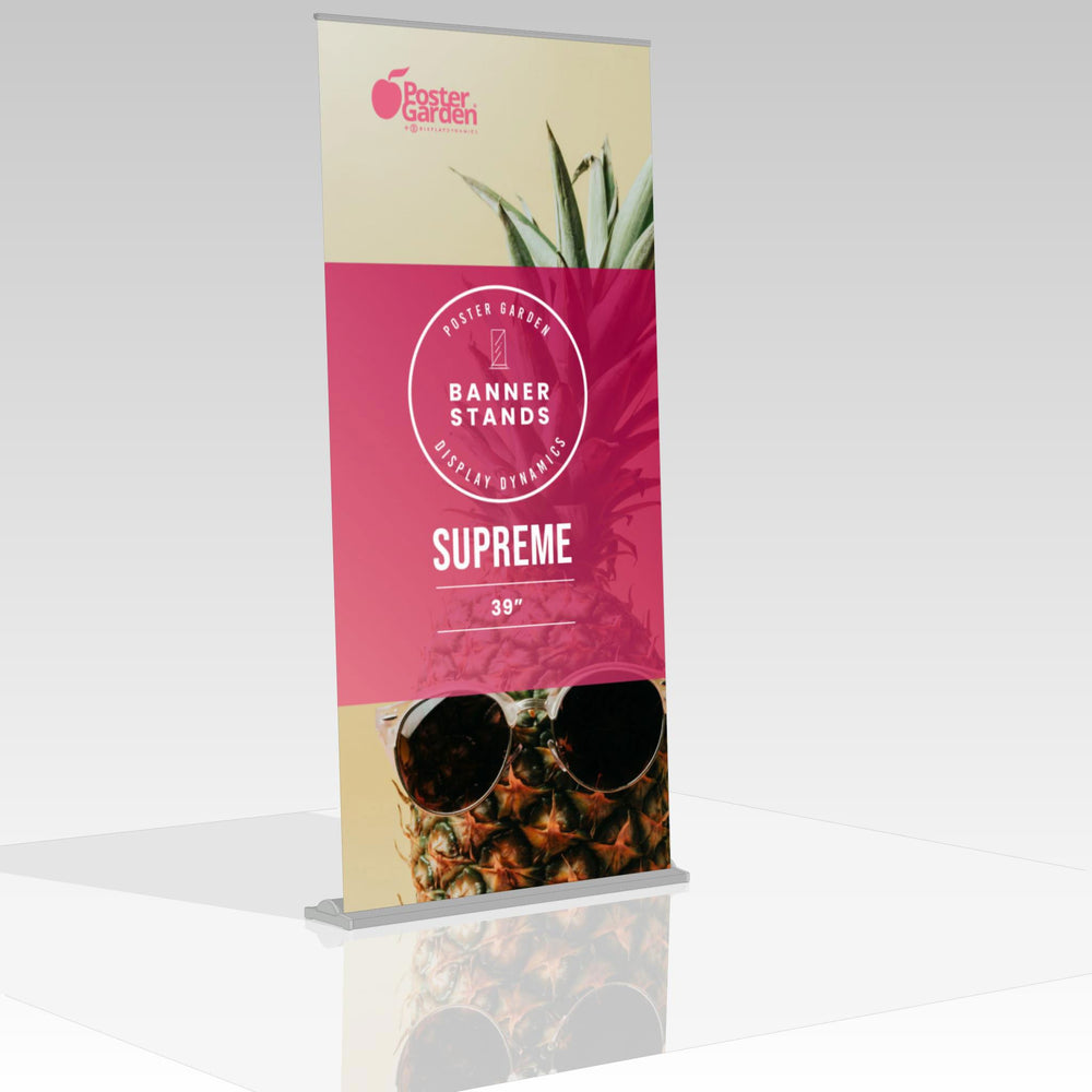 Premium Retractable Banner Stand with Removable Graphics