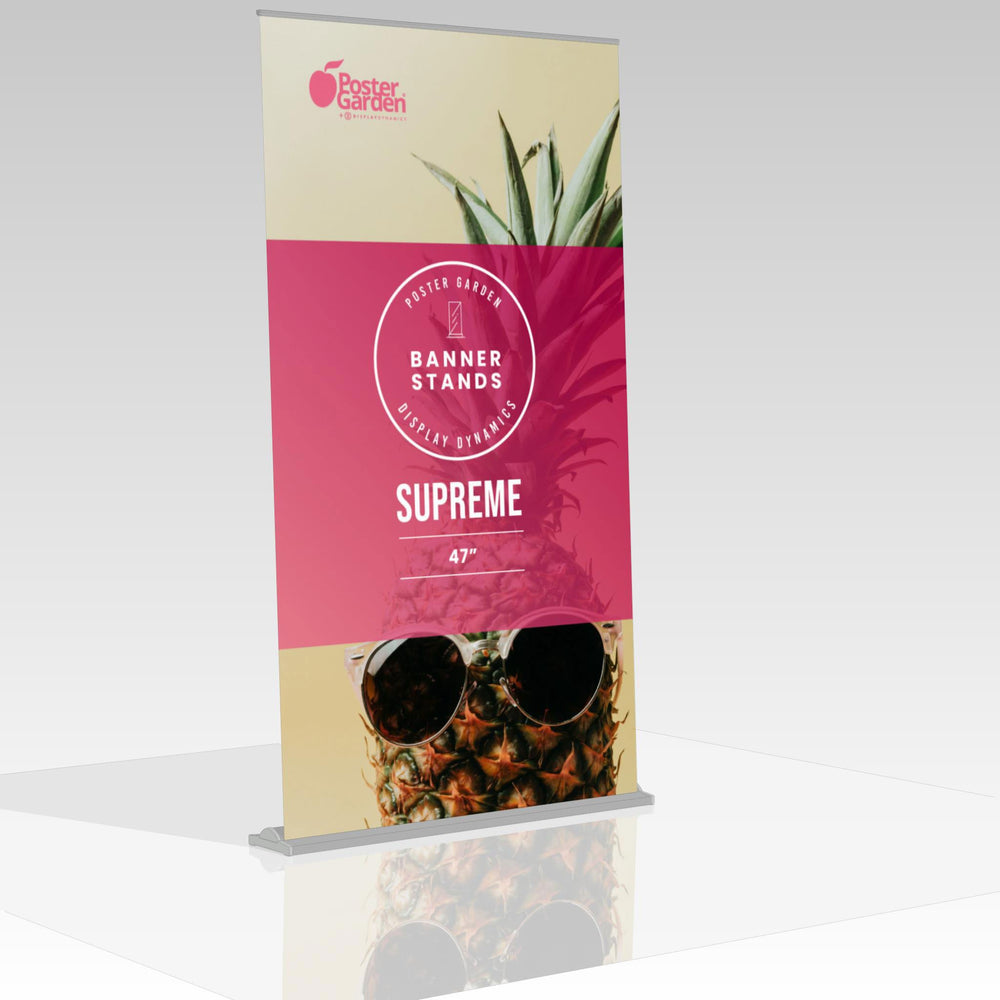 Premium Retractable Banner Stand with Removable Graphics