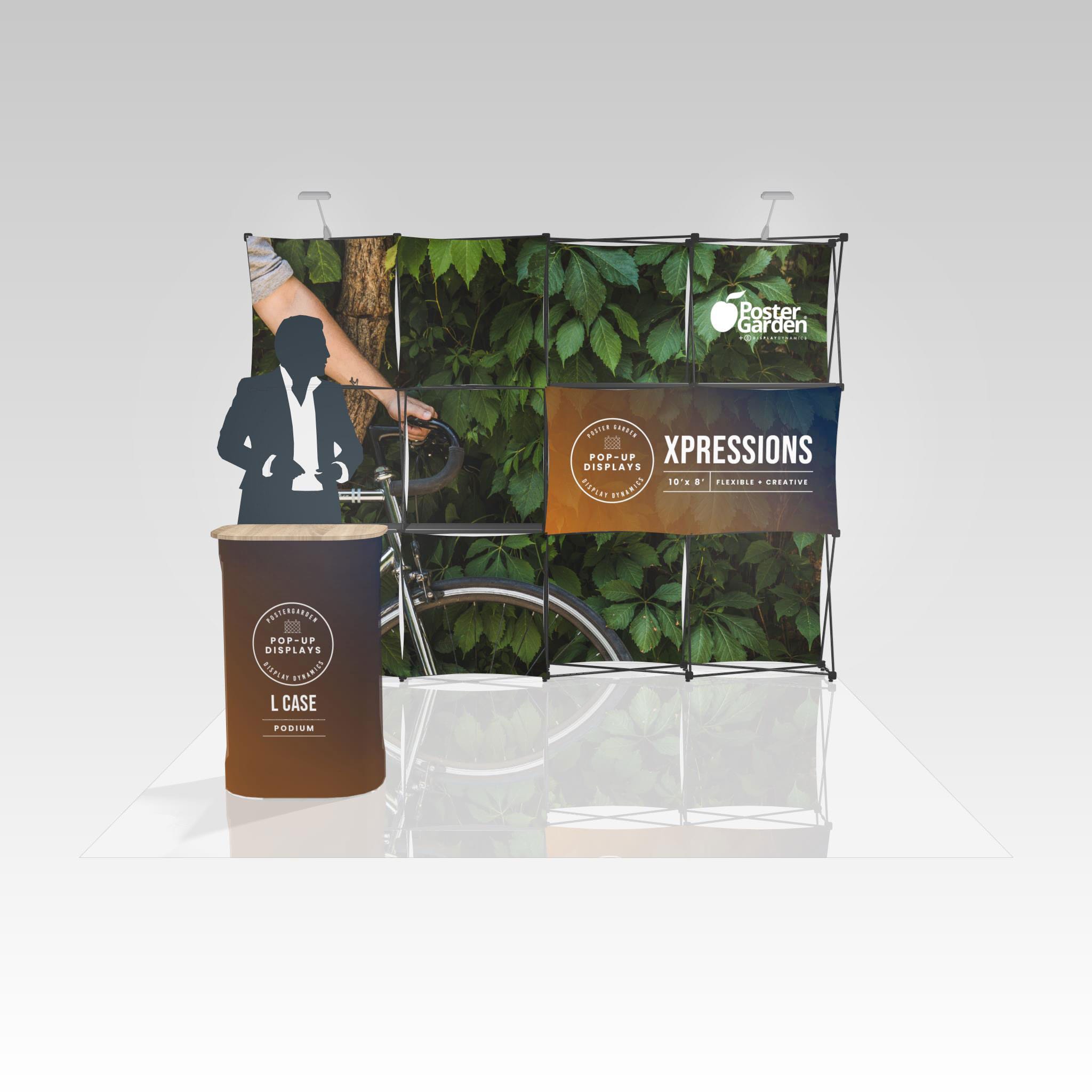 Xpressions – Flexible fabric pop-up display