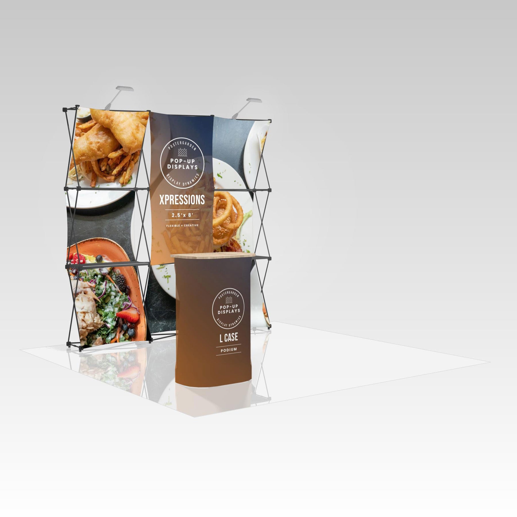 Xpressions – Flexible fabric pop-up display