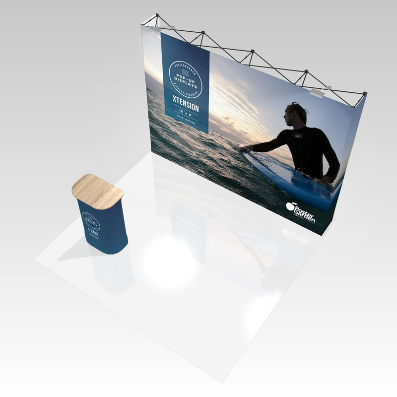 Xtension – Ultra-portable fabric pop-up display